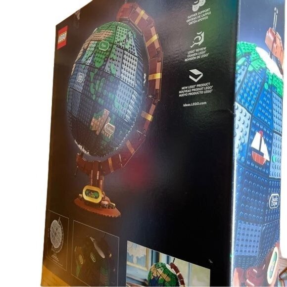 Lego | Toys | Lego Ideas 2332 Globe Earth Model Decor 2585 Pieces New ...